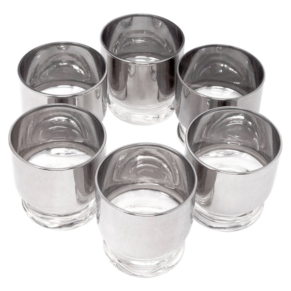 Vintage Small Mercury Footed Rocks Glasses | The Hour Shop
