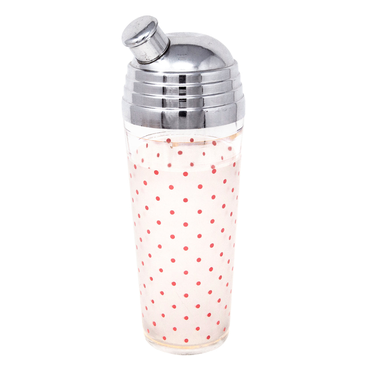Vintage Red Polka Dots Cocktail Shaker Set | The Hour Shop