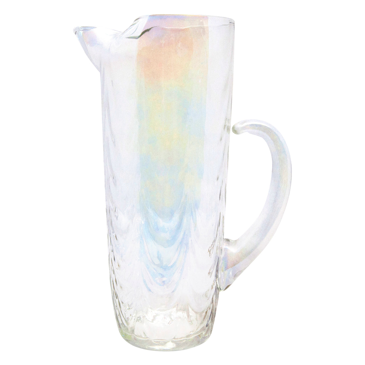 Vintage Draping Iridescent Rainbow Cocktail Pitcher Set | The Hour