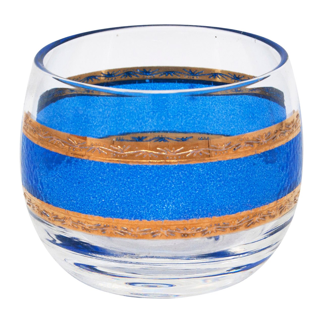 Vintage Culver Green & Blue Bands Cocktail Pitcher Set | The Hour Shop