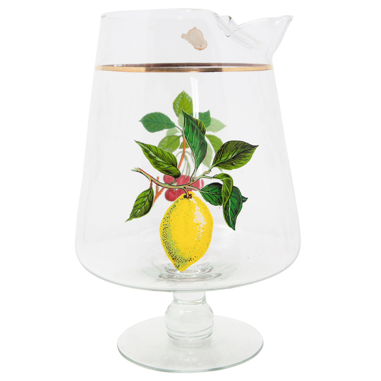 Vintage West Virginia Glass Fruit Cocktail Pitcher Set | The Hour Shop
