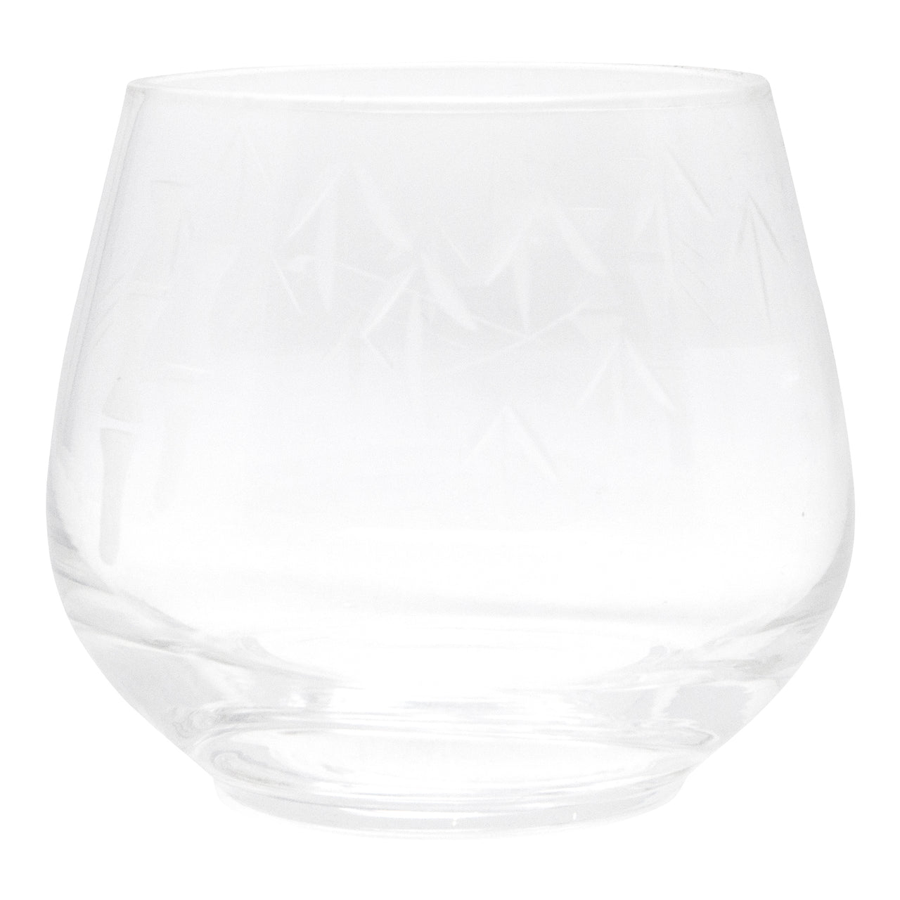 Vintage Noritake Clear Glass Etched Bamboo Punch Bowl Set | The Hour