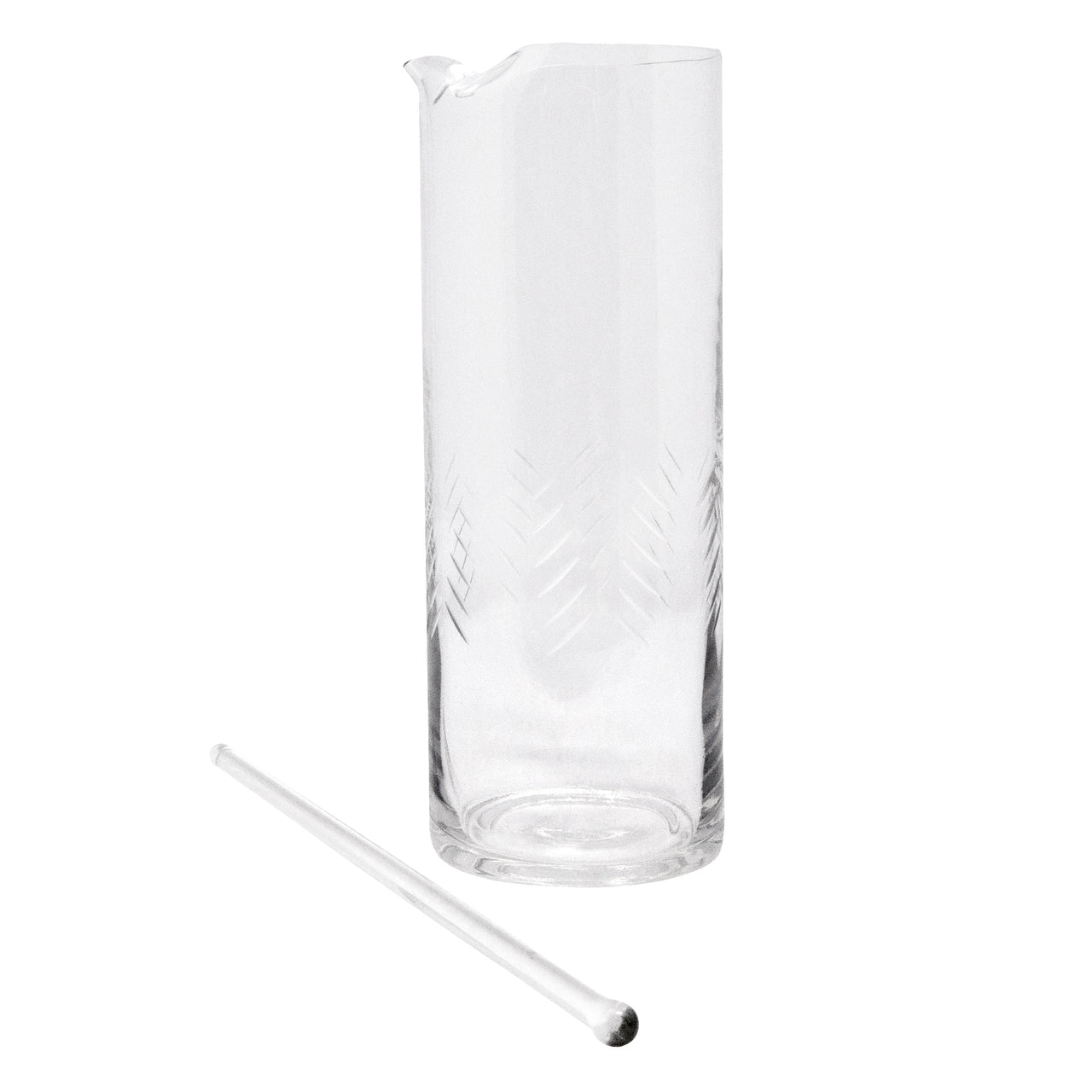 Vintage Slanted Dashes Cocktail Pitcher Set | The Hour Shop