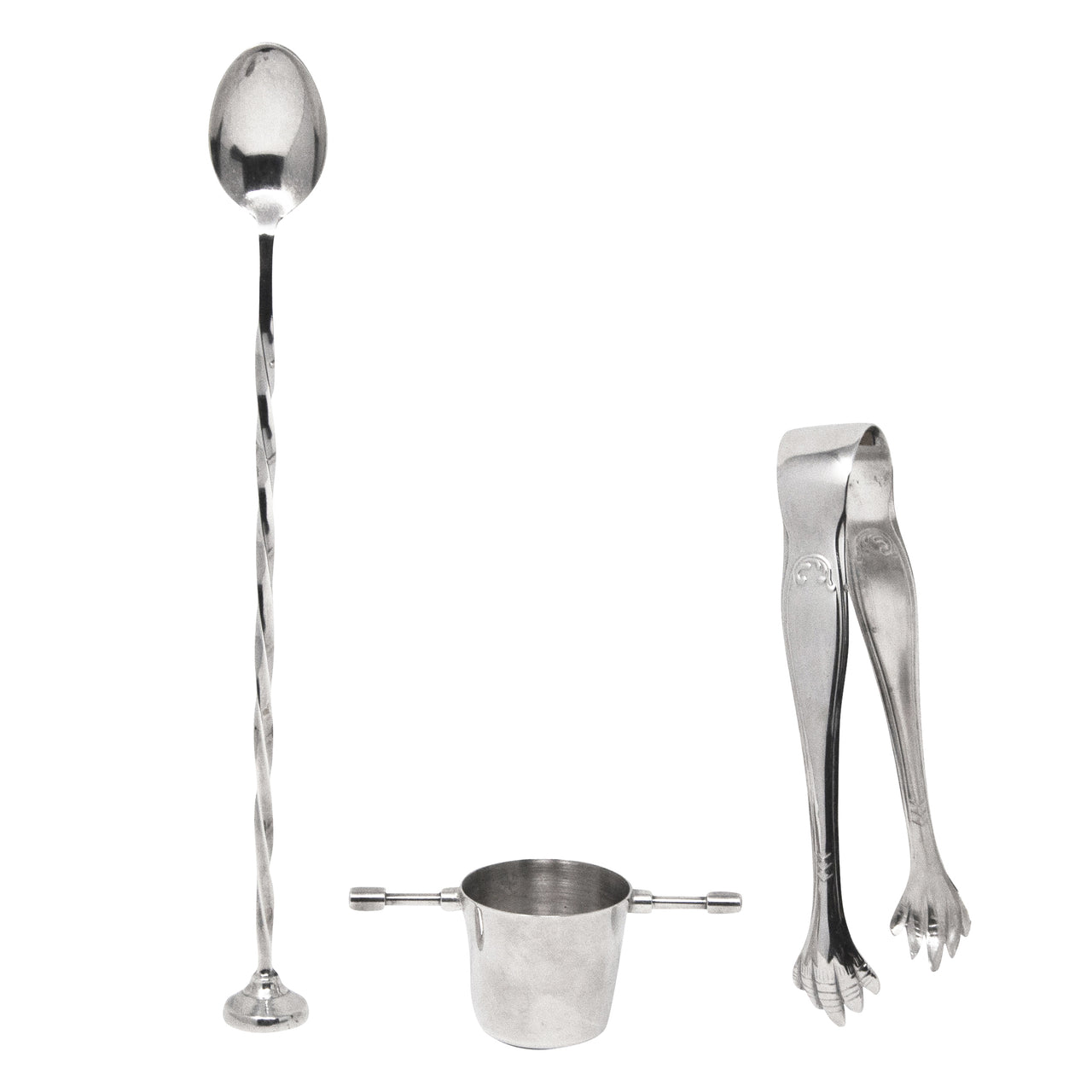 Vintage Bellini Boxed Silver Plate Bar Tool Set | The Hour Shop