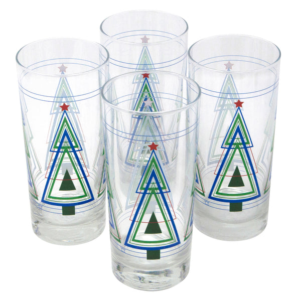 The Modern Home Bar Tree-Angles Collins Glass