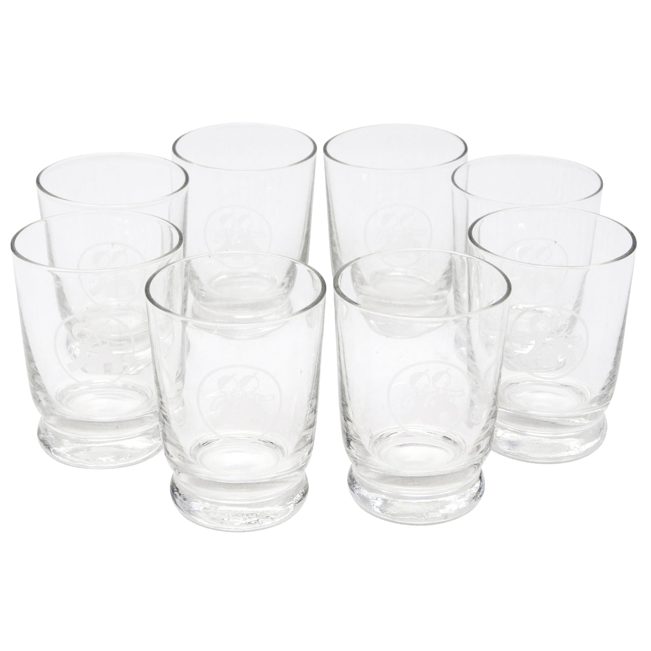Vintage Etched Boys Rocks Glasses | The Hour Shop
