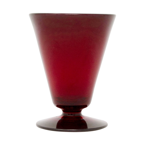 Vintage Ruby Red Cocktail Shaker & Spoon Set | The Hour Shop