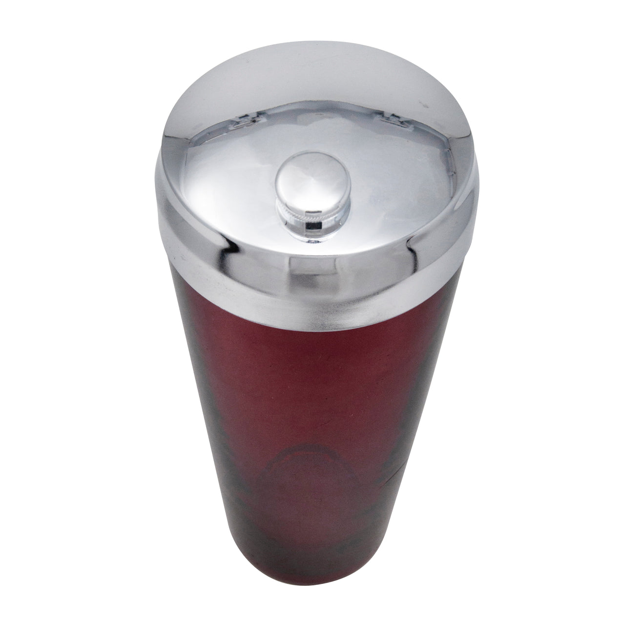 Vintage Ruby Red Glass Cocktail Shaker | The Hour