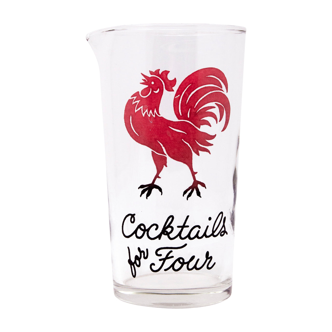 Vintage Red Rooster Cocktail Pitcher Set | The Hour Shop