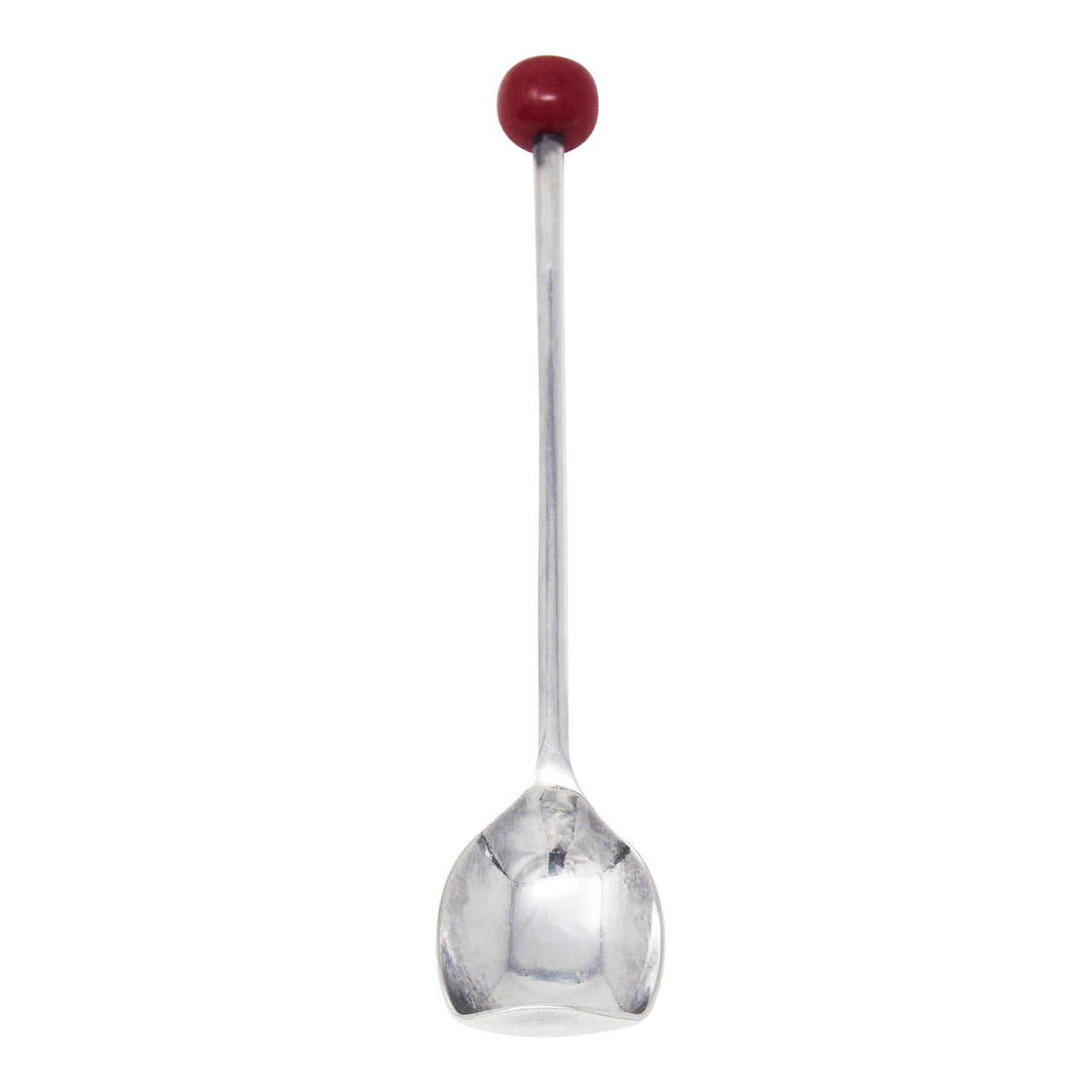 Vintage Red Bakelite Ball Silver Plate Spoon Muddlers | The Hour Shop