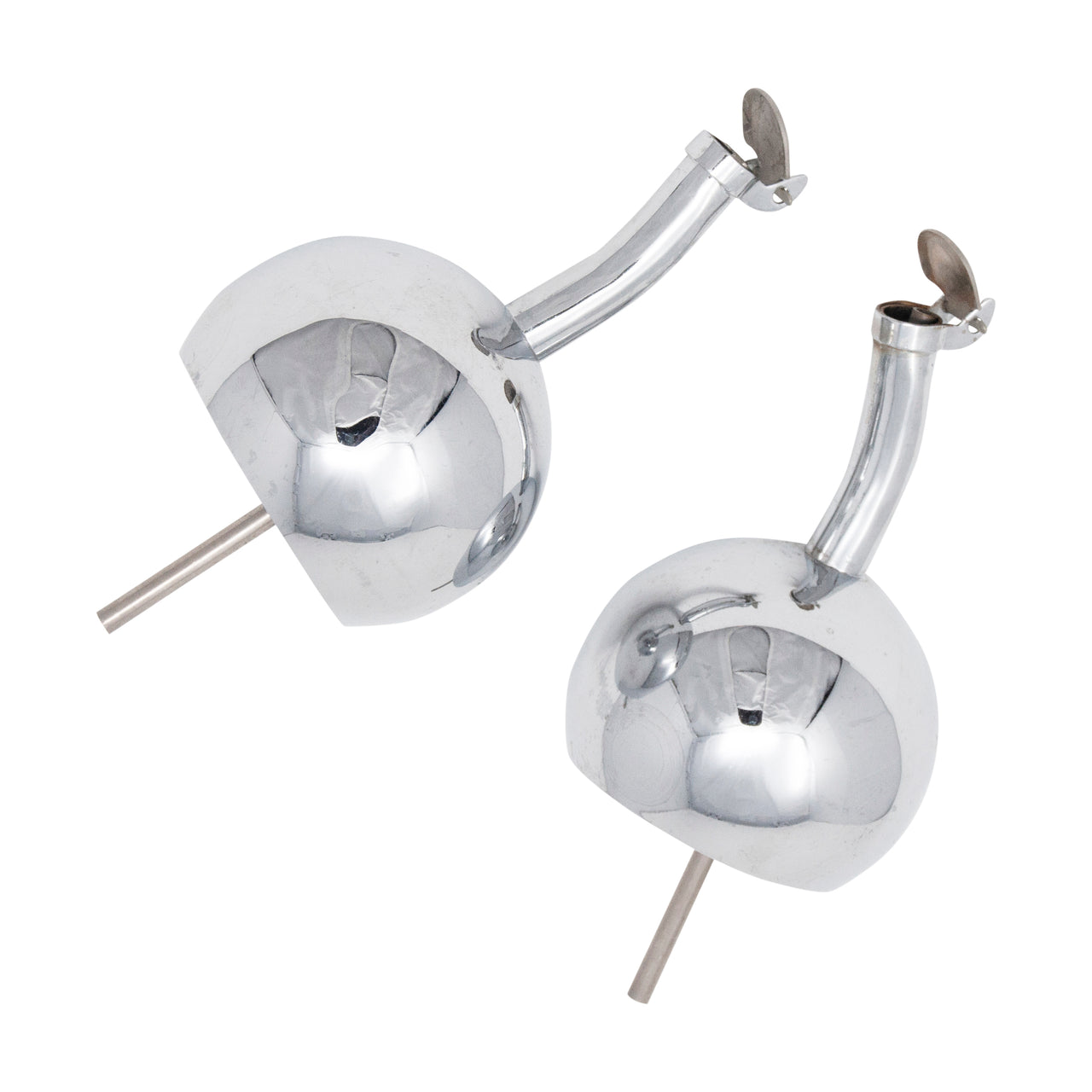 Vintage Chrome Dome Corked Pour Spout Bottle Toppers | The Hour Shop