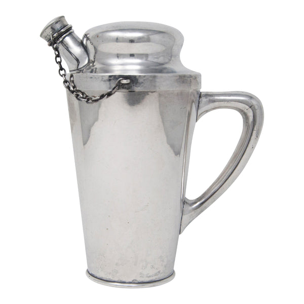 Vintage Meridien Silver Plate Chain Lid Cocktail Shaker | The Hour