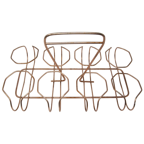 Vintage Gold Octagon Slot Caddy | The Hour Shop