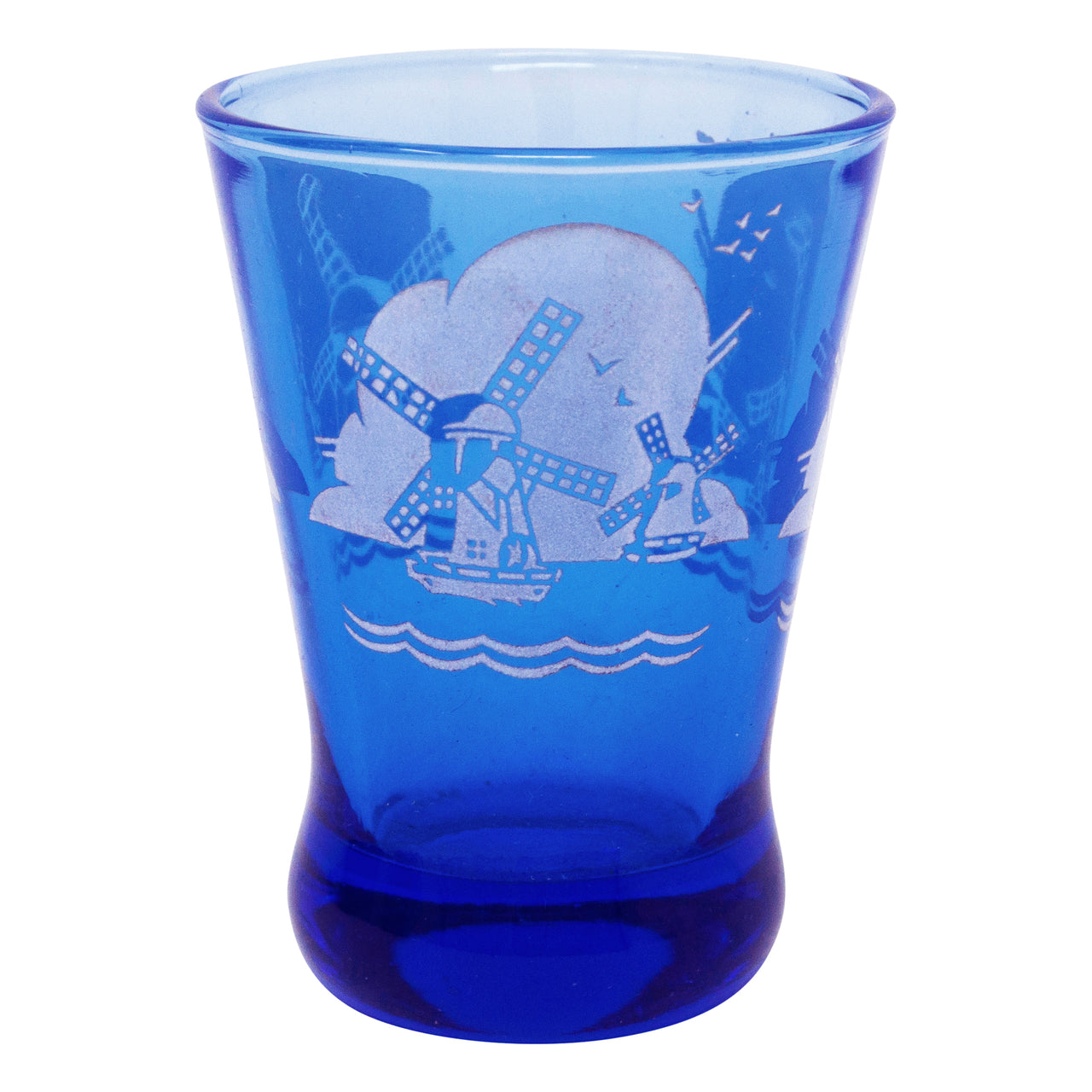 Vintage Hazel Atlas Cobalt Windmill Cocktail Shaker Set | The Hour