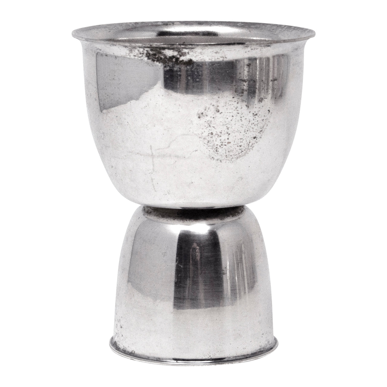 Vintage Art Deco Napier Silver Plate Dotted Double Jigger | The Hour