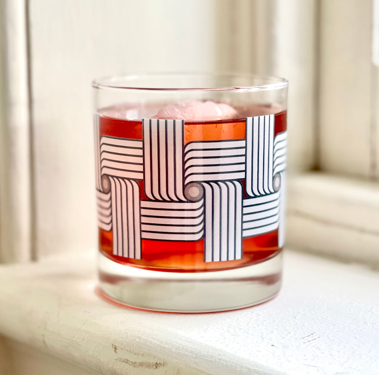 The Modern Home Bar Roundabout Day Rocks Glass | The Hour Shop