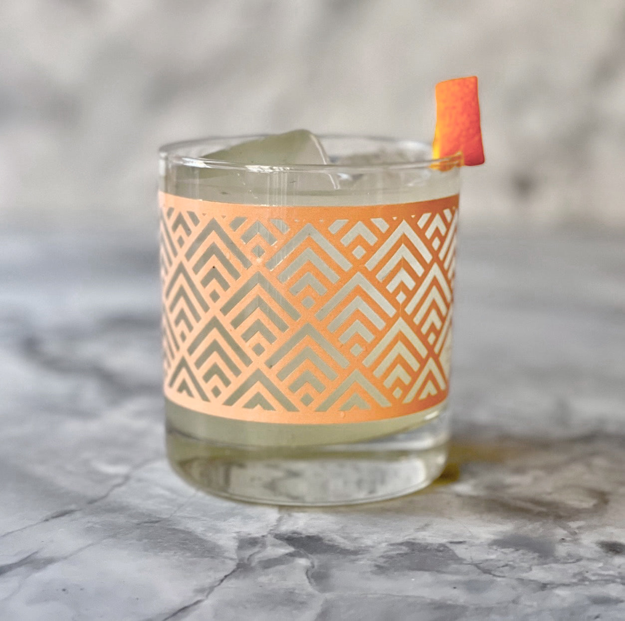 The Modern Home Bar Straight Up Melon Rocks Glass | The Hour Shop